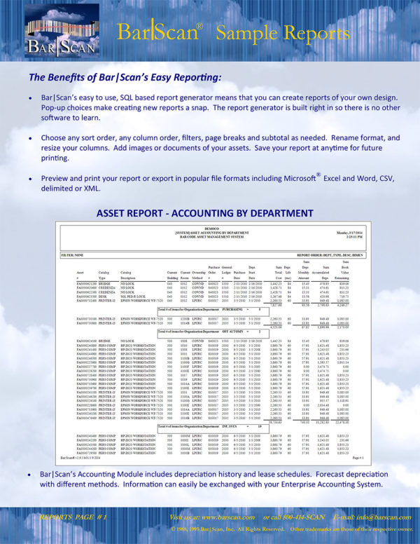barscan-sample-reports - BarScan, Inc