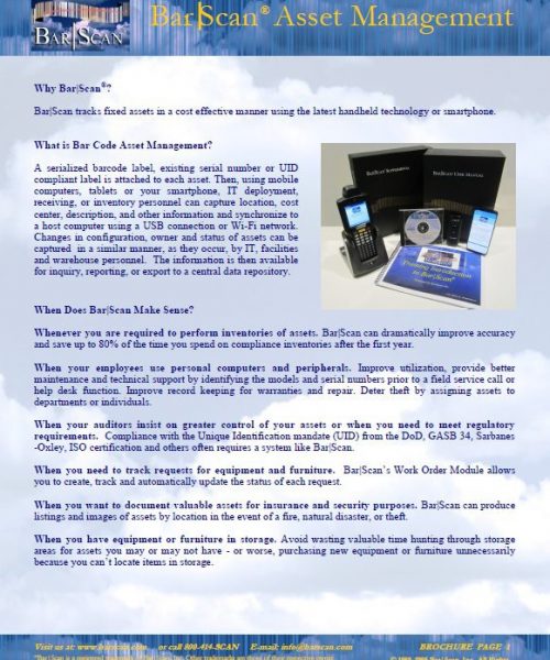 Brochures - BarScan, Inc